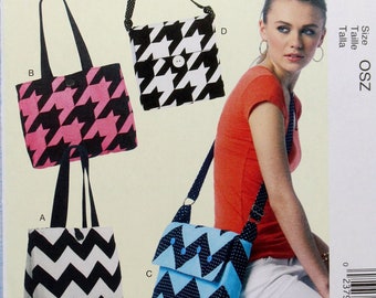 Vogue Sewing Pattern 8590, Totes and Double Bags Pattern, Uncut/ff ...