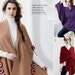 Simplicity Sewing Pattern 1098, Misses' Fleece Ponchos and Wraps, Uncut ...