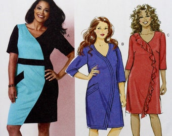 Simplicity Sewing Pattern 8543, Women's Dress With Six Gore Flared ...