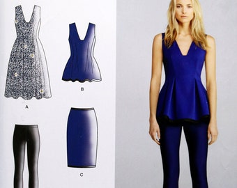 Vintage Simplicity 1104 Sewing Pattern Misses' Summer Dress Sleeveless ...