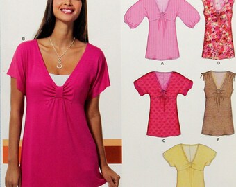 Butterick Sewing Pattern 5948, Misses' Easy Pullover Top With Sleeve ...