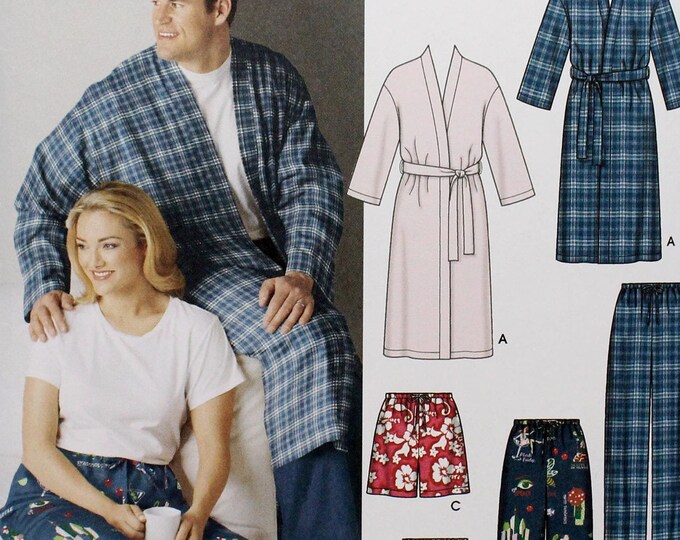 Simplicity Sewing Pattern 5314, Misses' and Men's Easy Pajama Pants or ...