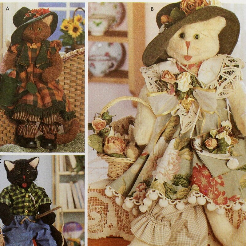 Stuffed Cat Pattern - Etsy
