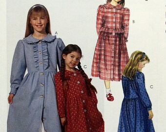 Simplicity Sewing Pattern 9376, Child's Dress With Full Skirt Gathered ...