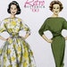 Butterick Sewing Pattern 6672, Misses' Retro Button Front Dress, Uncut ...