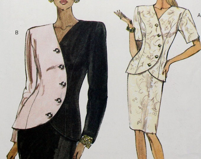 Vogue Sewing Pattern 7937, Misses' Top and Tapered Skirt, Uncut/ff ...