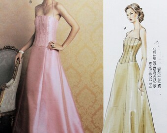 Vogue Sewing Pattern 2065, Misses' Formal Top and Dress Sewing Pattern ...