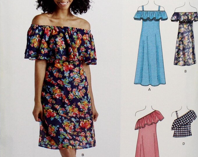 New Look Sewing Pattern 6507, Misses' Dress and Top, Uncut/ff, Misses ...