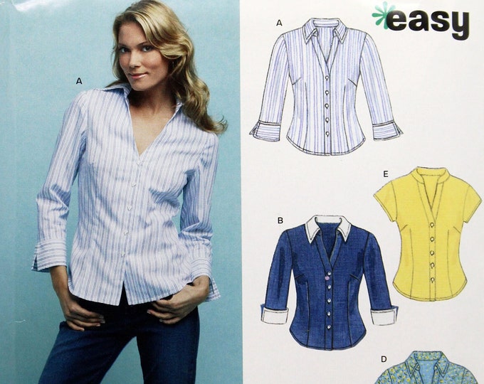 New Look Sewing Pattern 6407 Misses' Easy Front Button - Etsy