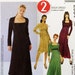 Simplicity Sewing Pattern 8543, Women's Dress With Six Gore Flared ...