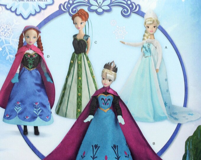 Simplicity Sewing Pattern 1234, Fashion Doll Costumes for 11-1/2" Dolls ...