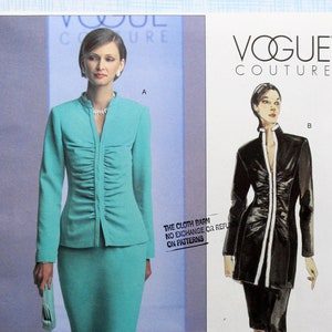 Vogue Sewing Pattern 2790, Misses' Semi-fitted Jacket and Straight ...