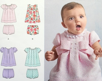 Simplicity Sewing Pattern 1471, Babies' Dress, Top and Bloomers, Uncut ...