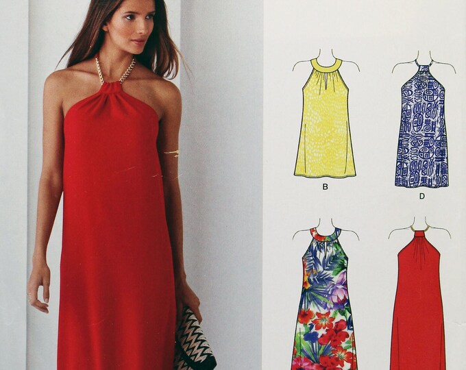 New Look Sewing Pattern 6372 Misses' Easy Dress With - Etsy