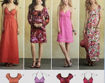 New Look Sewing Pattern 6682, Misses' Dress With Neckline Options ...