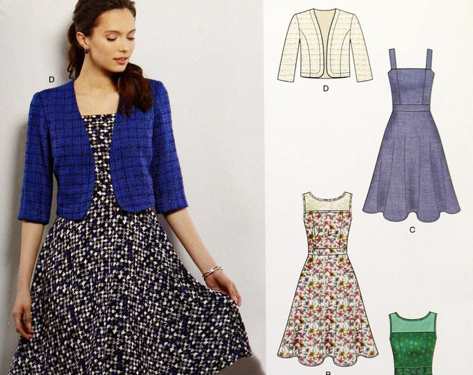 New Look Sewing Pattern 6390 Misses' Dress With Full - Etsy