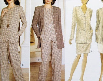 Simplicity Sewing Pattern 8568, Misses' Jacket, Top, Pants and Skirt ...