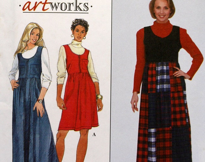 Simplicity Sewing Pattern 8237, Misses' Jumper With Raised Waistline ...