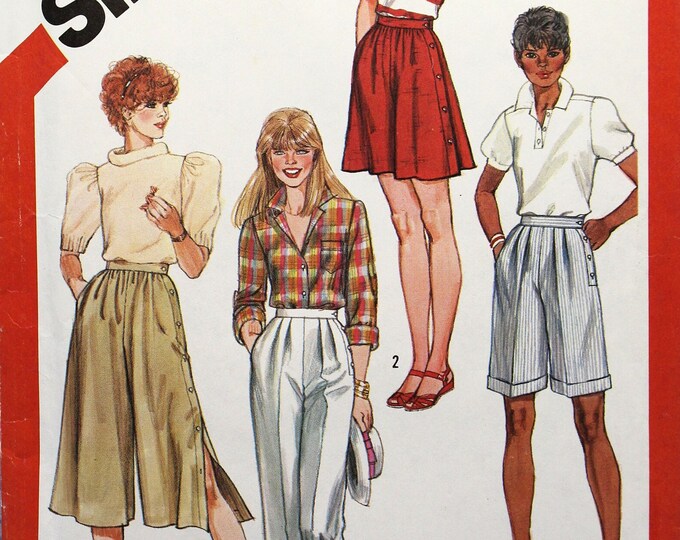 Simplicity Sewing Pattern 5992, Misses' Pants, Shorts and Culottes ...
