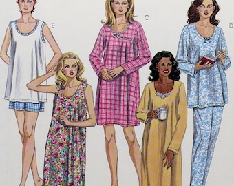 Simplicity Sewing Pattern 9505, Misses' Sleepwear, Uncut/ff, Misses' Size XS S M, Misses ...