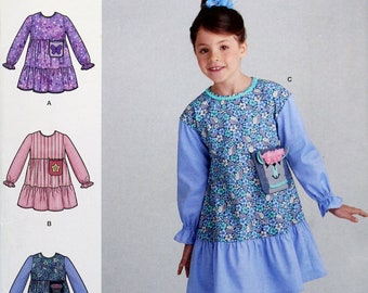 Simplicity Sewing Pattern 9376, Child's Dress With Full Skirt Gathered ...