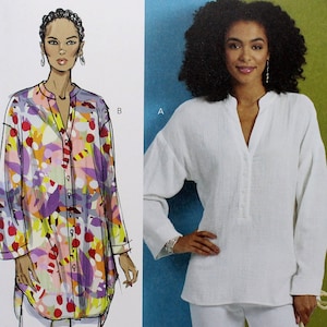 Butterick Sewing Pattern 6929, Misses' Very Loose-fitting Top or Tunic ...