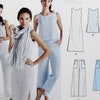 New Look Sewing Pattern 6600, Misses' Front Wrap Dress, Misses' Size 10 ...