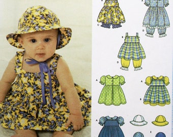 Simplicity Sewing Pattern 2388, Babies' Layette and Hat, Uncut/ff, Baby ...