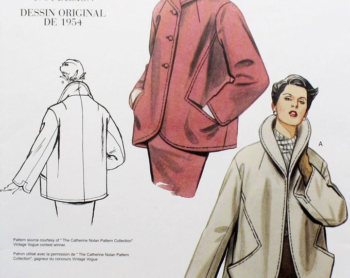 Vogue Sewing Pattern 2884 Misses' Loose-fitting Jacket, Uncut/ff ...