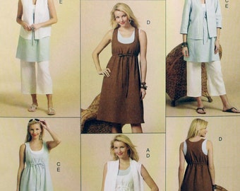 Butterick Sewing Pattern 4871, Misses' Easy Jacket, Dress and Pants ...