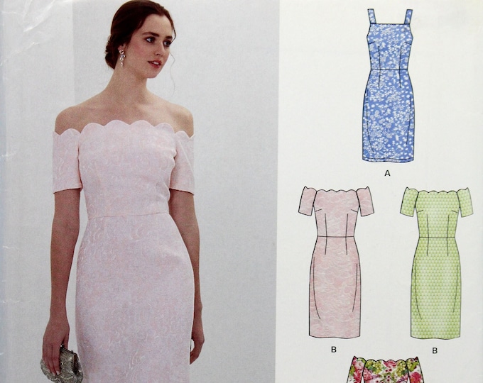 New Look Sewing Pattern 6682, Misses' Dress With Neckline Options ...