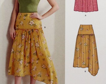 New Look Sewing Pattern 6271 Misses' Drawstring Waist Skirts and Wide ...