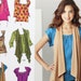 Simplicity Sewing Pattern 2283, Misses' Stretch Knit Tops and Vest ...