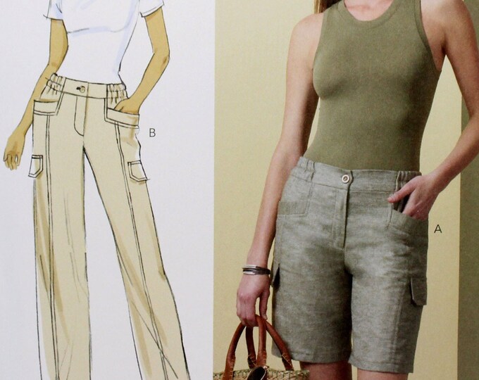 Butterick Sewing Pattern 6998, Misses' Shorts or Pants With Fly Front ...