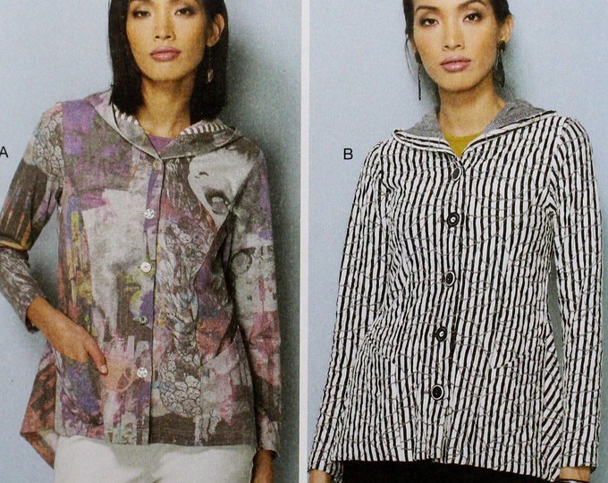 Vogue Sewing Pattern 9244, Misses' Semi-fitted Jacket With Hood, Uncut ...