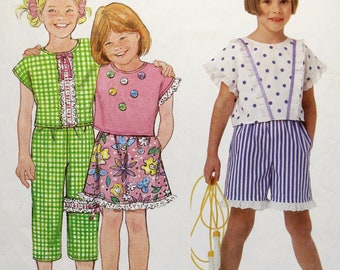 Simplicity Sewing Pattern 9376, Child's Dress With Full Skirt Gathered ...
