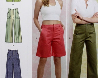 Simplicity Sewing Pattern 5992, Misses' Pants, Shorts and Culottes ...