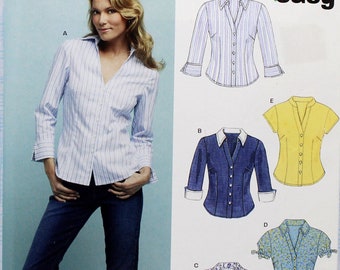 New Look Sewing Pattern 6434, Misses' Boxy Tops, Uncut/ff, Misses' Size ...
