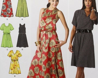 Mccall's Sewing Pattern 2250, Women's Pullover Dress, Uncut/ff, Women's ...