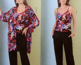 Butterick Sewing Pattern 4871, Misses' Easy Jacket, Dress and Pants ...