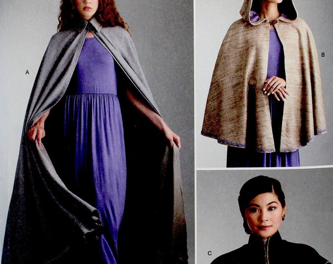 Simplicity Sewing Pattern 9944, Misses' Cape in Two Lengths and Capelet ...
