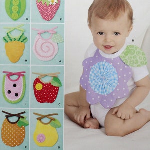Simplicity Sewing Pattern 2273, Baby Bibs Sewing Pattern, Decorative ...