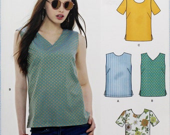 Simplicity Sewing Pattern 2962, Misses' Easy Sleeveless Top or Tunic ...