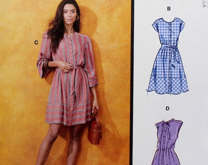 Mccall's Sewing Pattern 7889, Misses' Shirtdress and Top Sewing Pattern ...