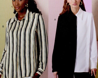 Simplicity Sewing Pattern 2892, Misses' Easy Tops With Neckline ...