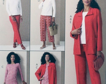 Butterick Sewing Pattern 4871, Misses' Easy Jacket, Dress and Pants ...