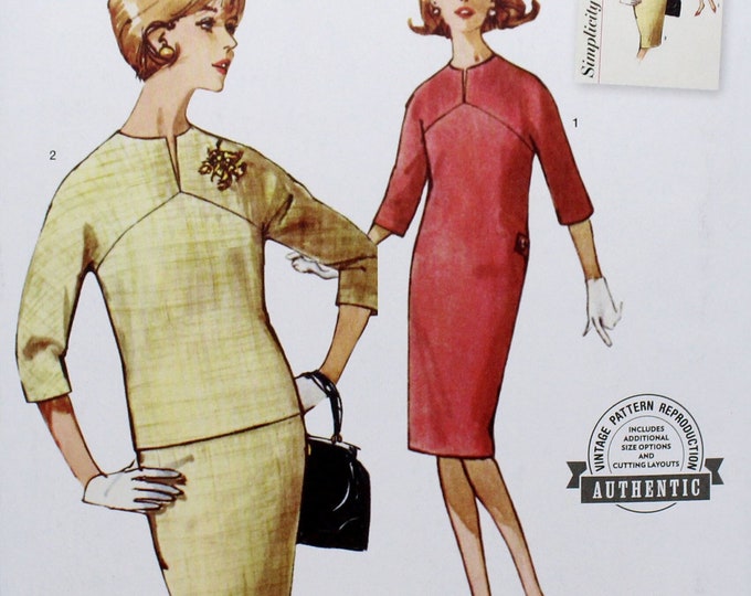 Simplicity Sewing Pattern 9915, Misses' Retro One and Two-piece Dress ...