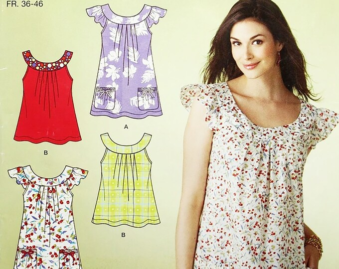 Simplicity Sewing Pattern 2962, Misses' Easy Sleeveless Top or Tunic ...