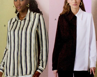 Simplicity Sewing Pattern 8053, Misses' Button Front Shirt, Uncut/ff ...