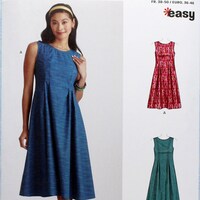Uncut New Look Sewing Pattern #6352 for Misses and Misses' Plus Size ...